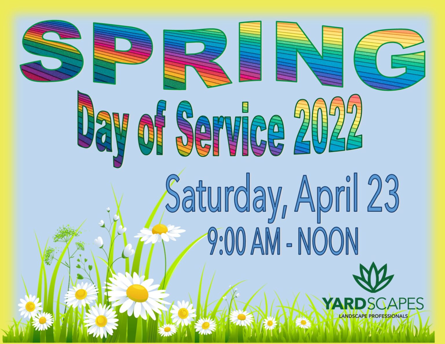 2022 Spring Day of Service - YardScapes Landscape